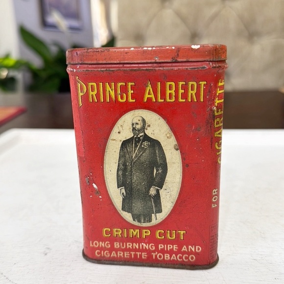 Antique | Accents | Vintage Prince Albert Vertical Pocket Tin Cigarette ...